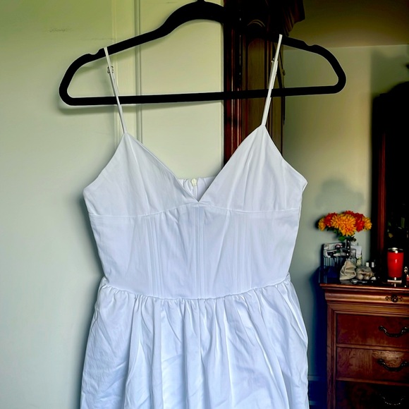 Zara | Dresses | Zara White Dress My Daughter Wore This For Graduation ...